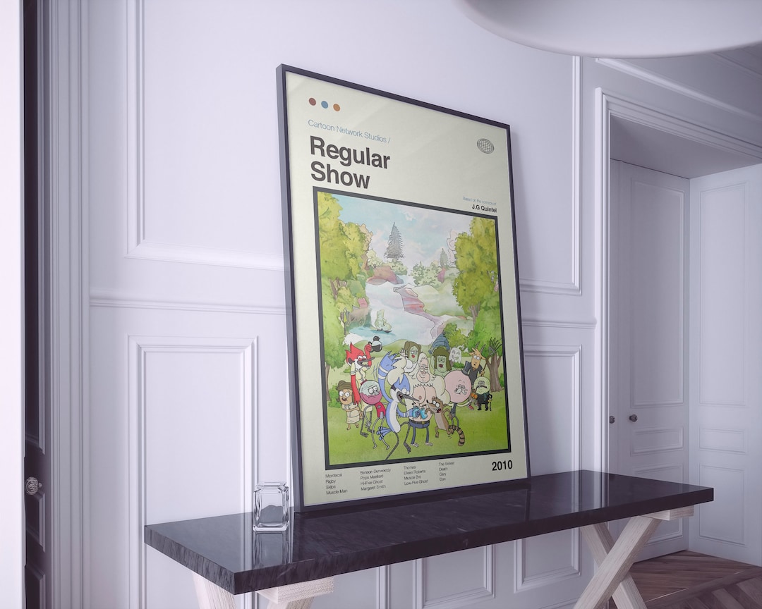 Regular Show Poster | Regular Show Print | TV Series Poster | Cartoon ...