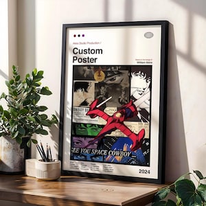 Custom Anime Poster: Anime Manga Art Print Wall Art - Etsy