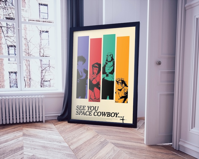 Cowboy Bebop Poster | Cowboy Bebop Print | Anime Poster | Anime Manga ...