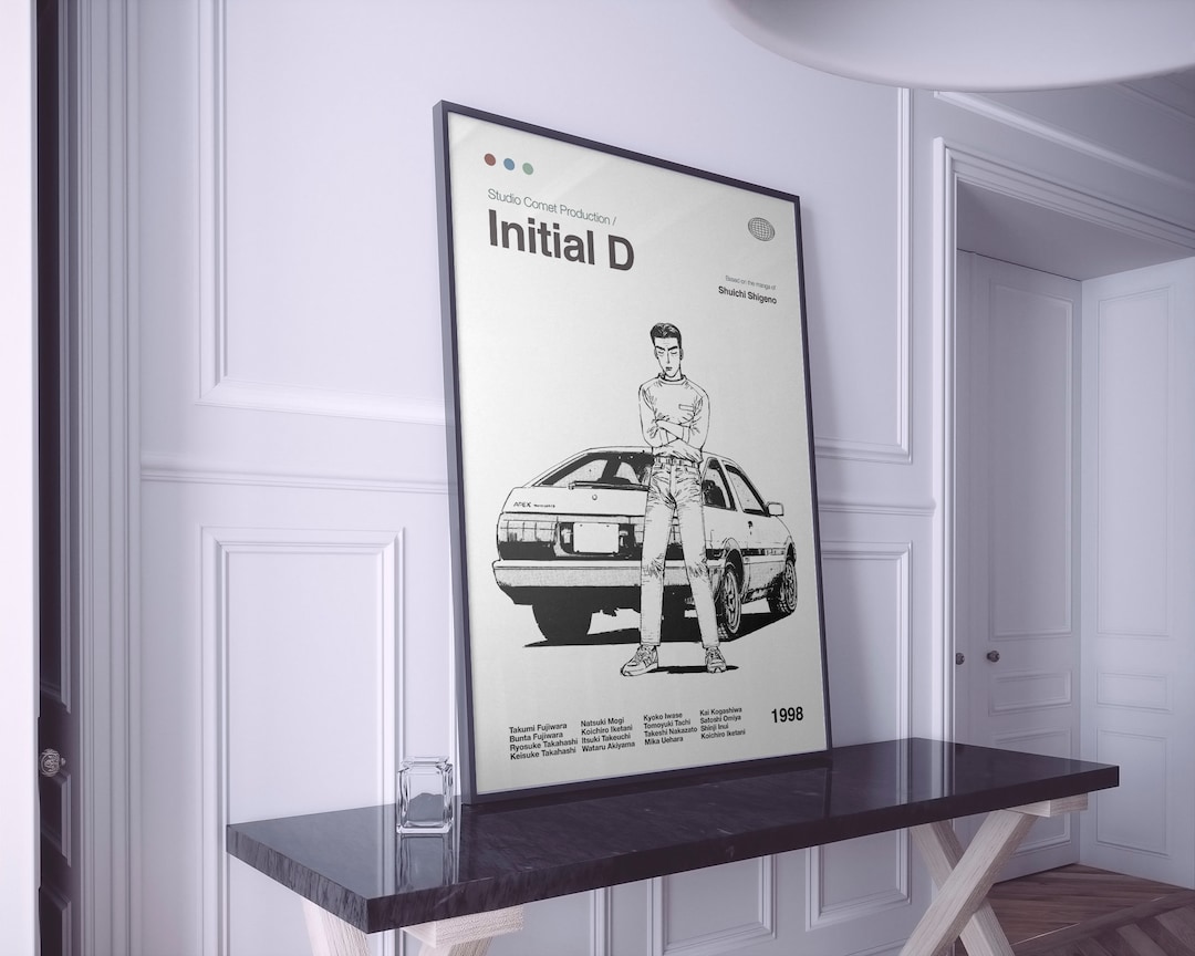 Initial D Poster | Initial D Print | Anime Poster | Anime Manga Art ...
