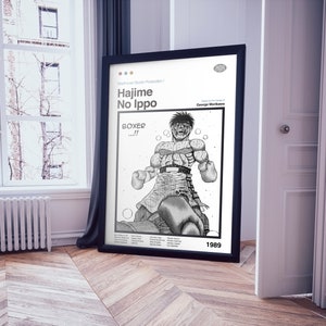 Hajime No Ippo Poster | Hajime No Ippo Print | Anime Poster | Anime Art ...