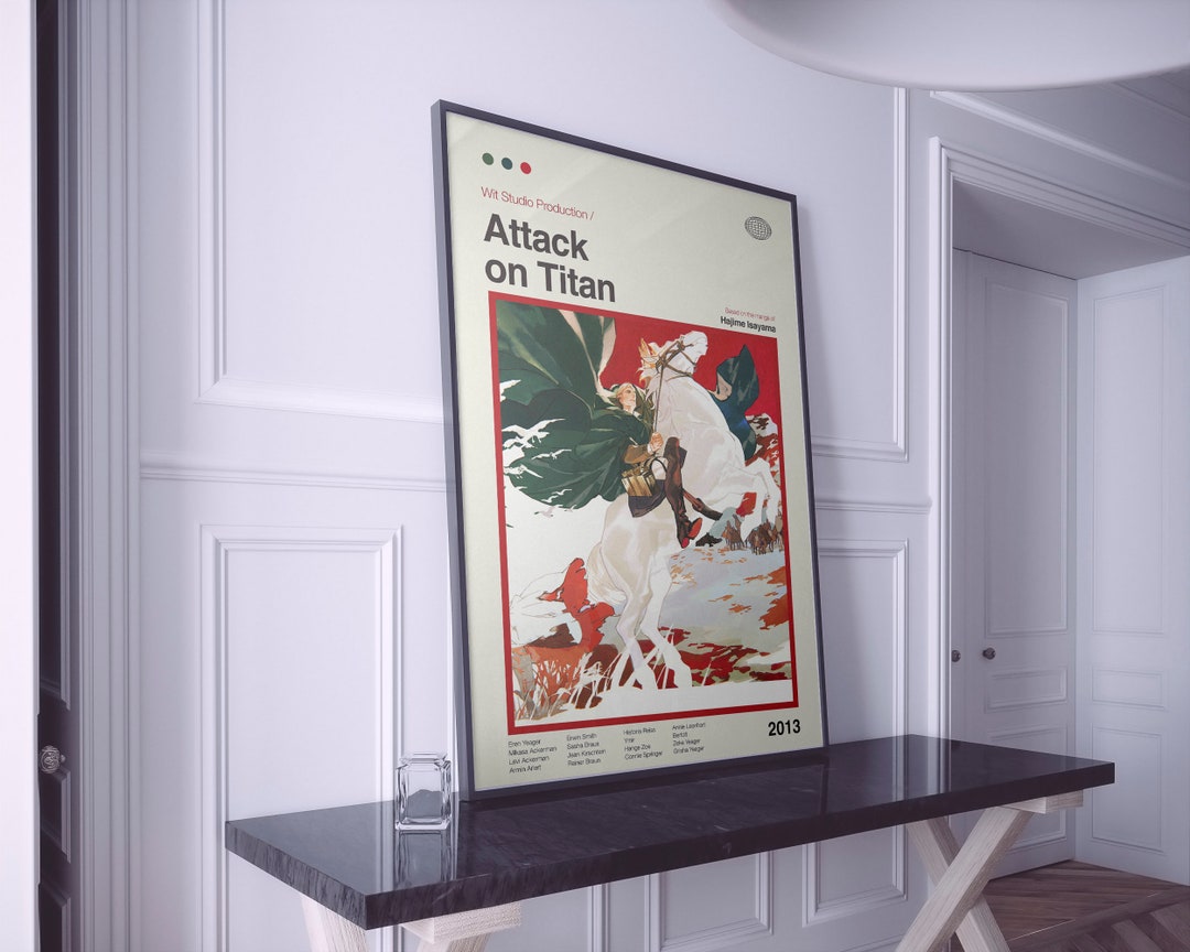 Attack on Titan Poster | AOT Anime Print | Anime Poster | Anime Manga ...