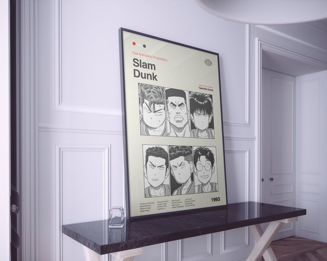 Slam Dunk Poster | Slam Dunk Print | Anime Poster | Anime Manga Art ...