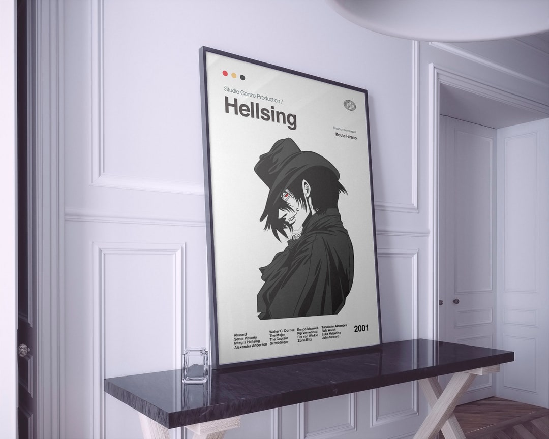 Hellsing Poster | Hellsing Ultimate Anime Print | Anime Poster | Anime ...