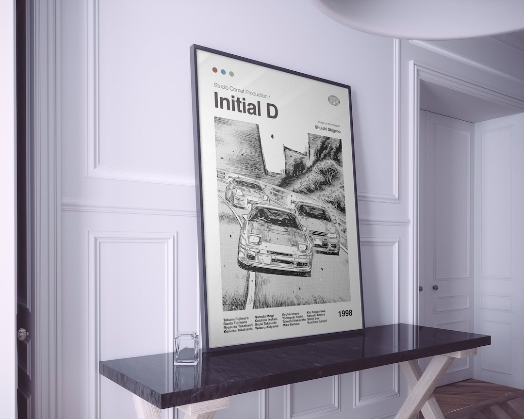 Initial D Poster | Initial D Print | Anime Poster | Anime Manga Art ...