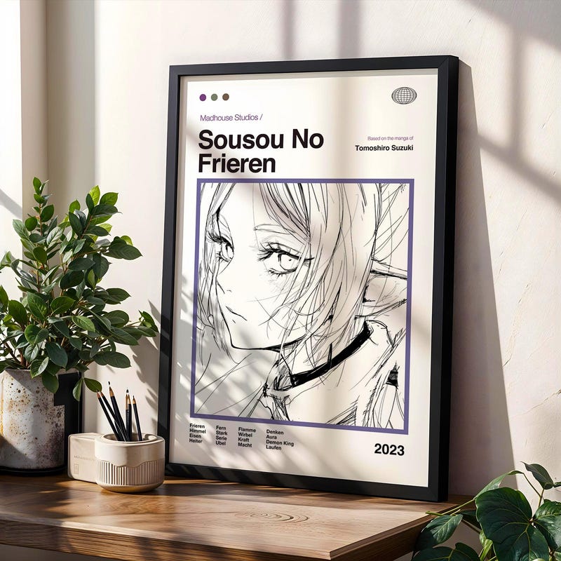 Frieren Poster - Etsy