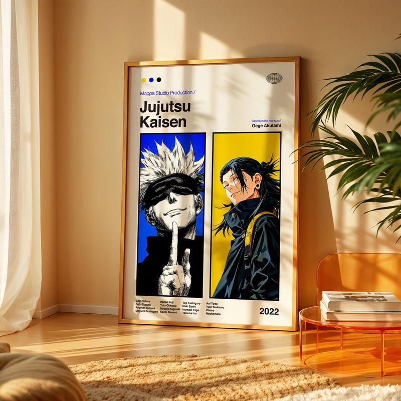 Jujutsu Kaisen Wall Art - Etsy