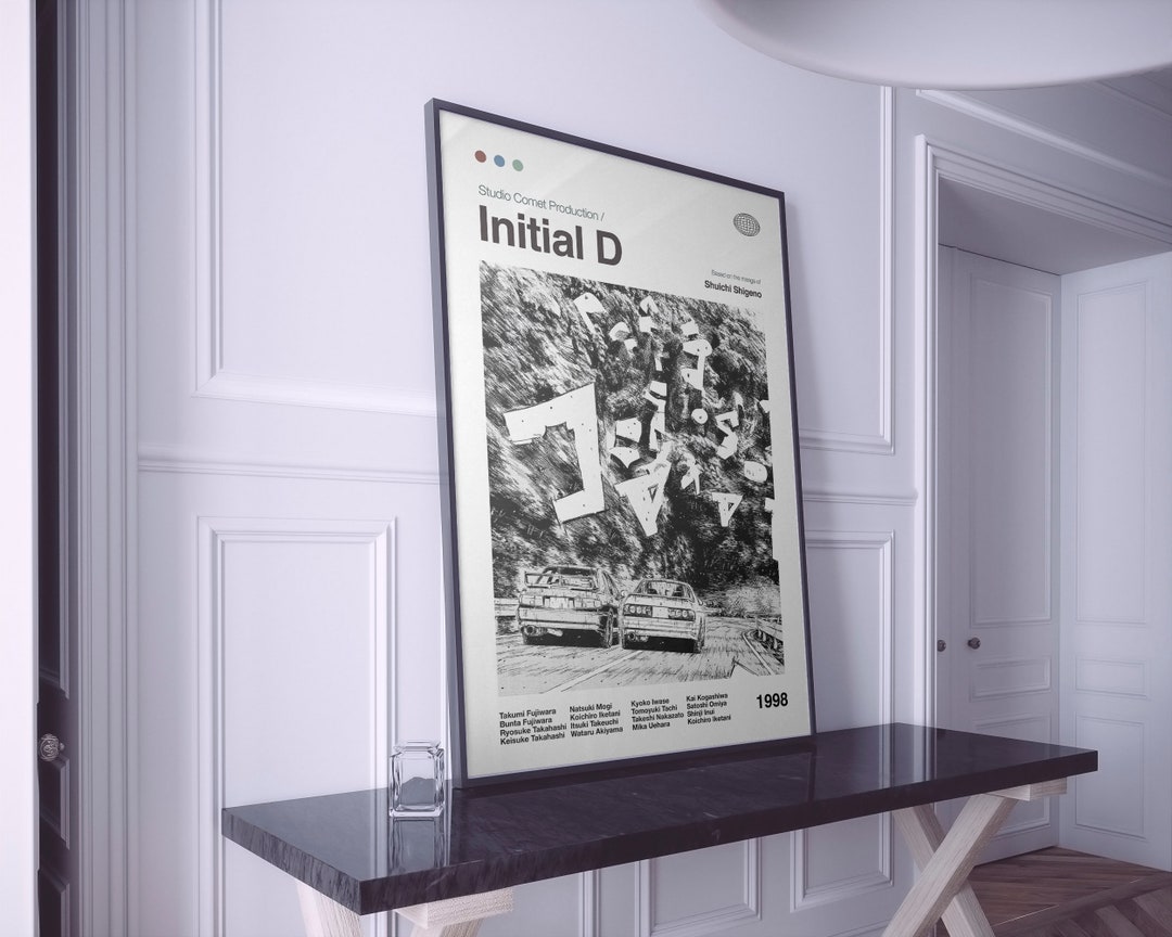 Initial D Poster | Initial D Print | Anime Poster | Anime Manga Art ...