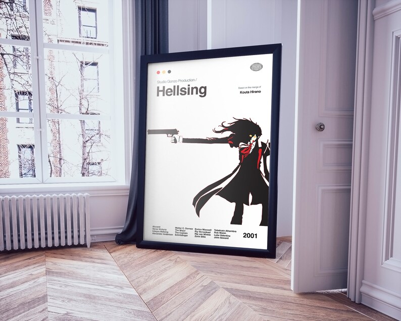 Hellsing Poster | Hellsing Ultimate Anime Print | Anime Poster | Anime ...