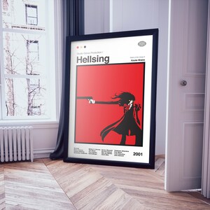 Hellsing Poster | Hellsing Ultimate Anime Print | Anime Poster | Anime ...