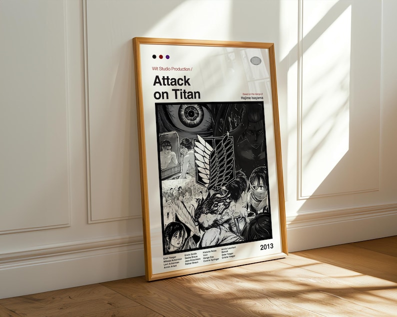 Attack on Titan Poster: AOT Anime Manga Art Print Wall Art - Etsy