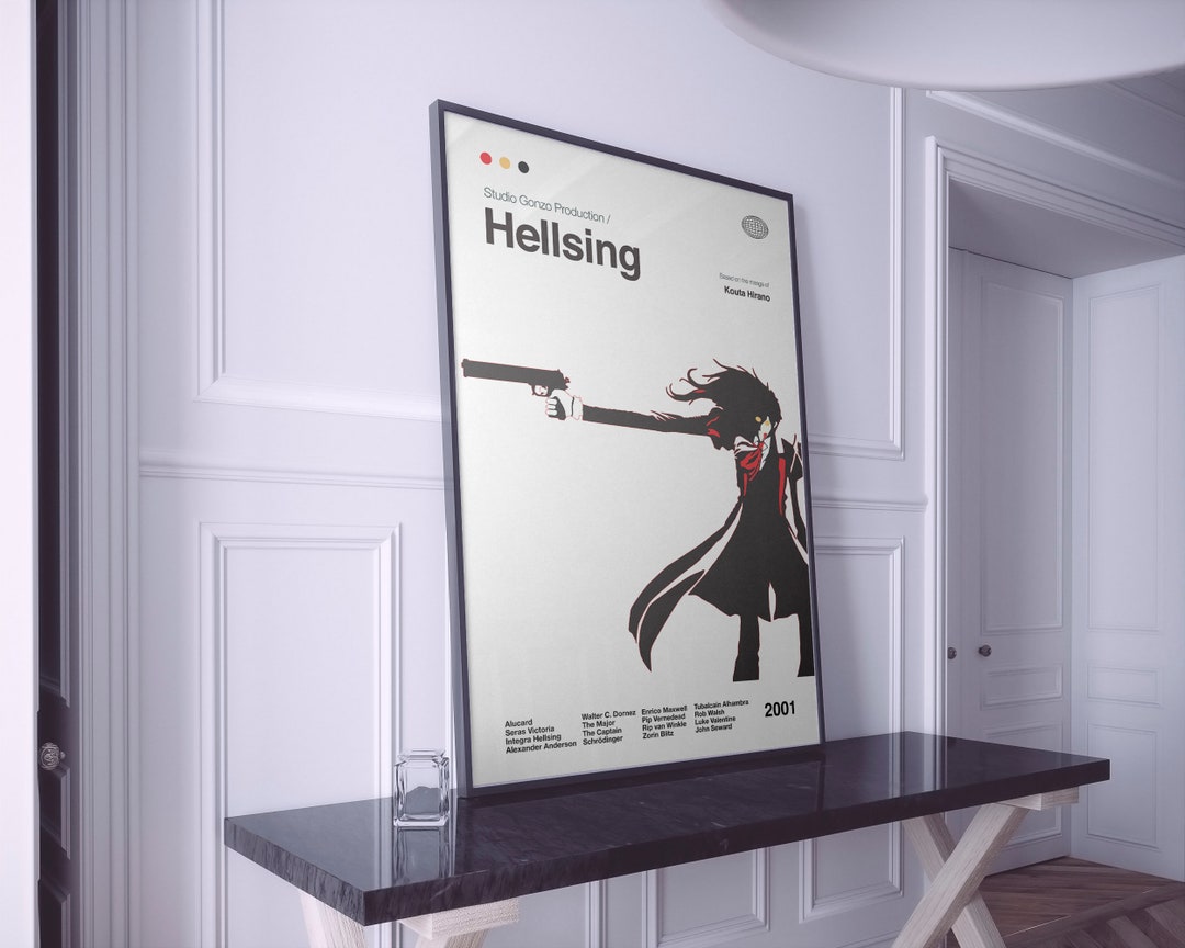 Hellsing Poster | Hellsing Ultimate Anime Print | Anime Poster | Anime ...
