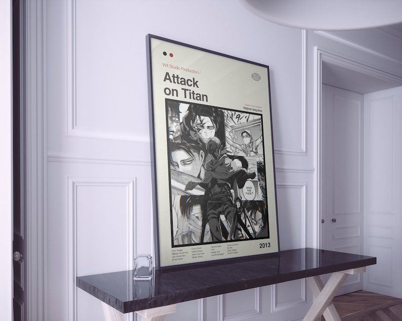 Attack on Titan Poster AOT Anime Print Anime Poster Anime Manga Art ...