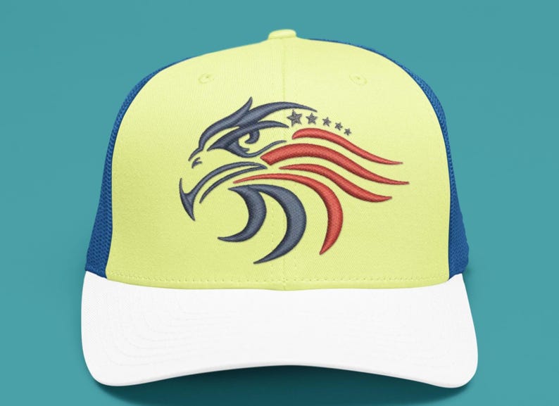 American Eagle Embroidery | 3D Puff Designs With PES DST Files ...