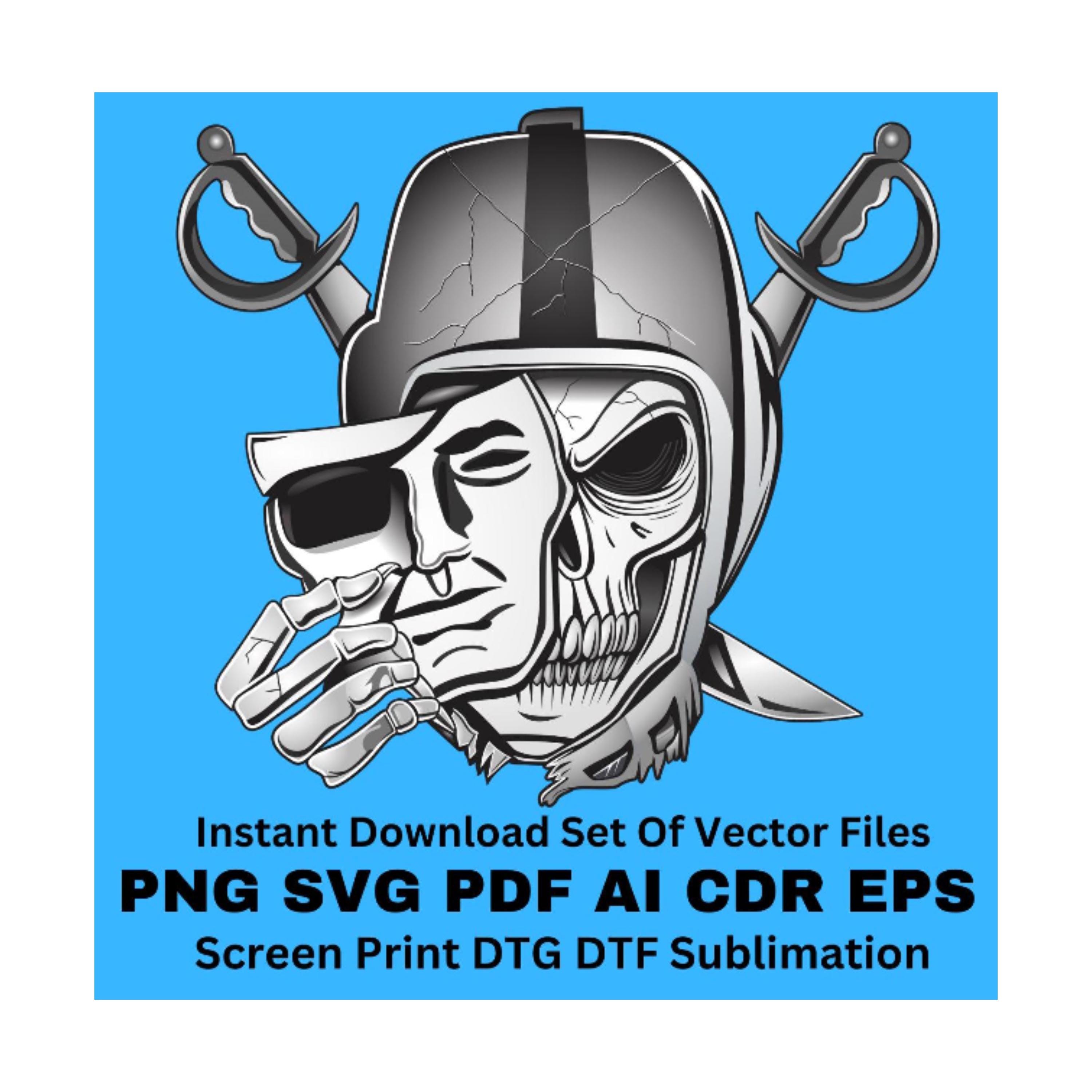 Skull Raiders SVG Instant Download, Tumbler Sublimation Design PNG - Etsy
