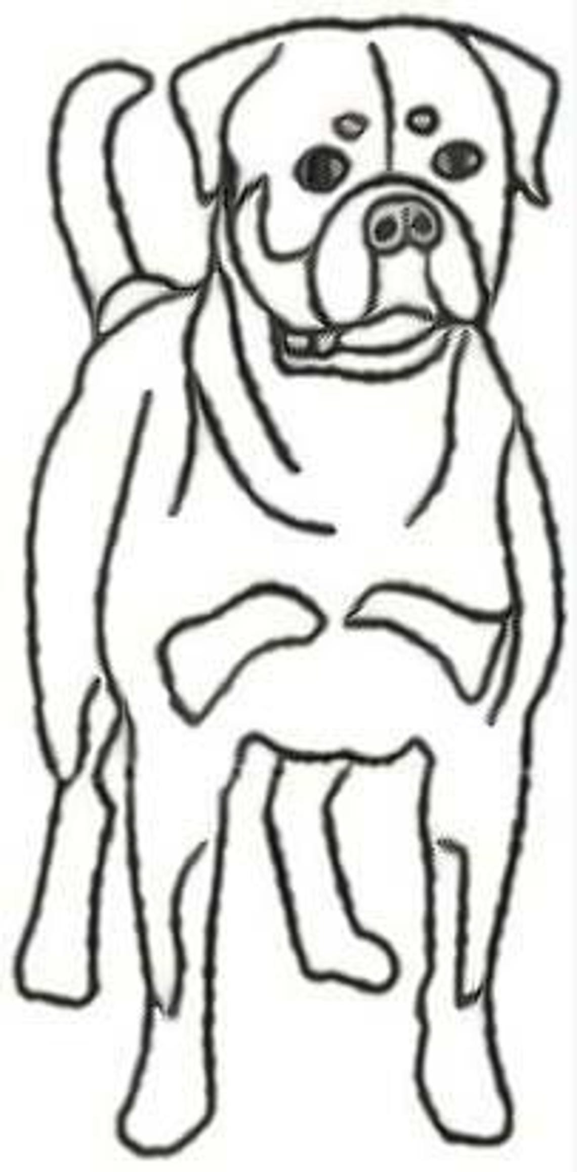 Dog Outlines Machine Embroidery | Dog Head Outline | Pet Outlines ...