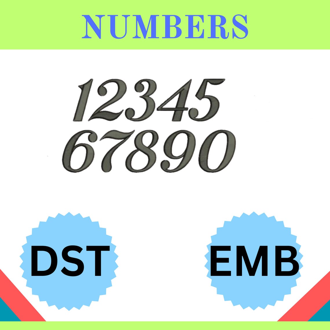 Cursive Puffy Embroidery Font: 3D Puff Italic Font Instant Download - Etsy