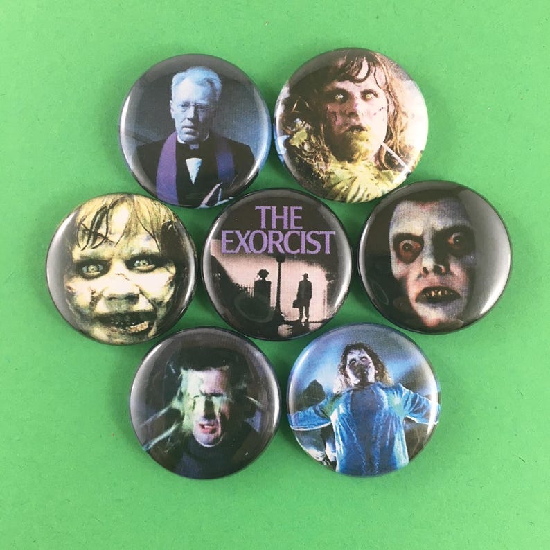 Various Horror Movie 1" Pinback Button Sets (choose Your Set) Halloween ...