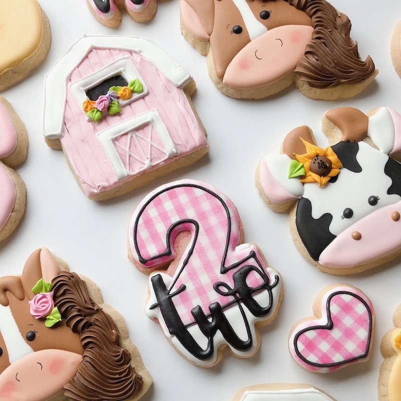 Farm Themed Sugar Cookies - Etsy