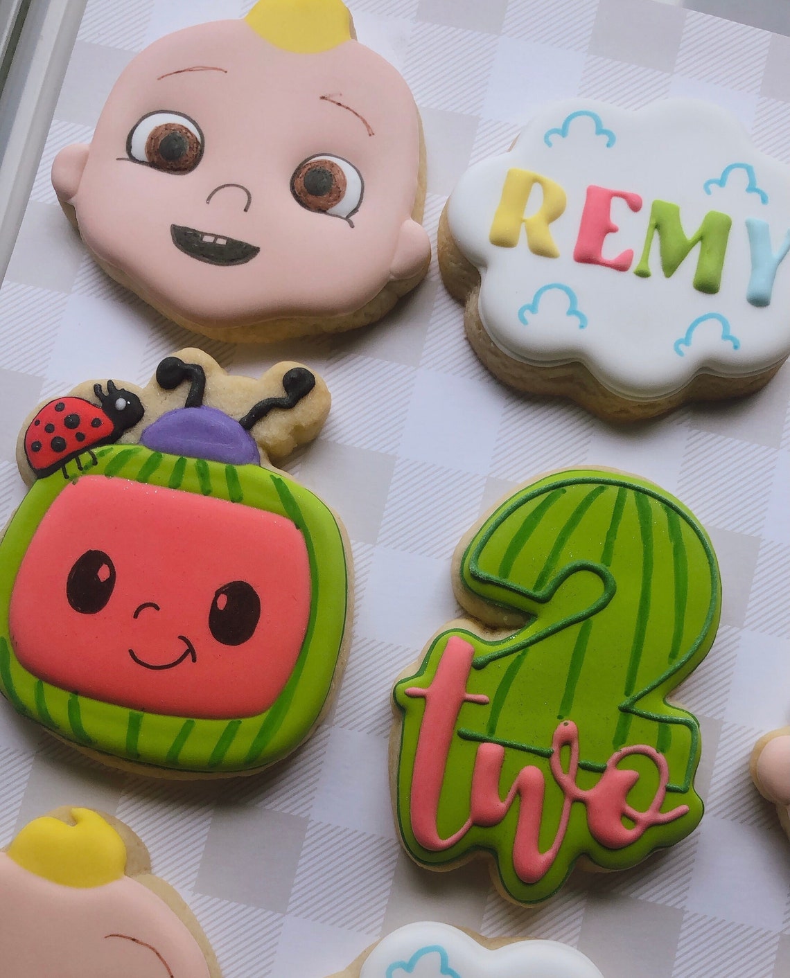 Cocomelon Themed Birthday Party Cookies | Etsy Canada