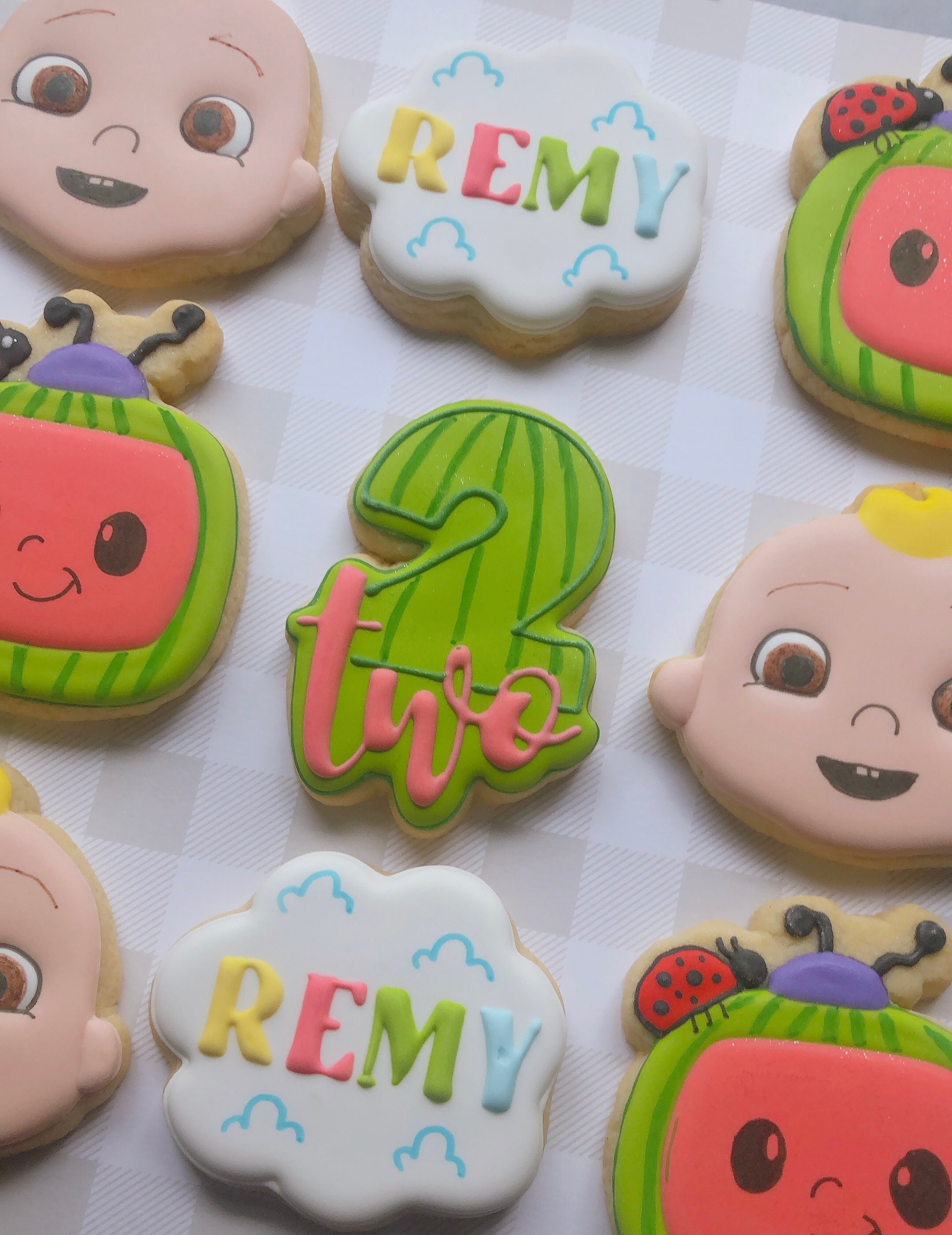 Cocomelon Themed Birthday Party Cookies | Etsy Canada