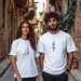 White Arabic Calligraphyt-shirt Minimalist Arabic T-shirt for Everyday ...
