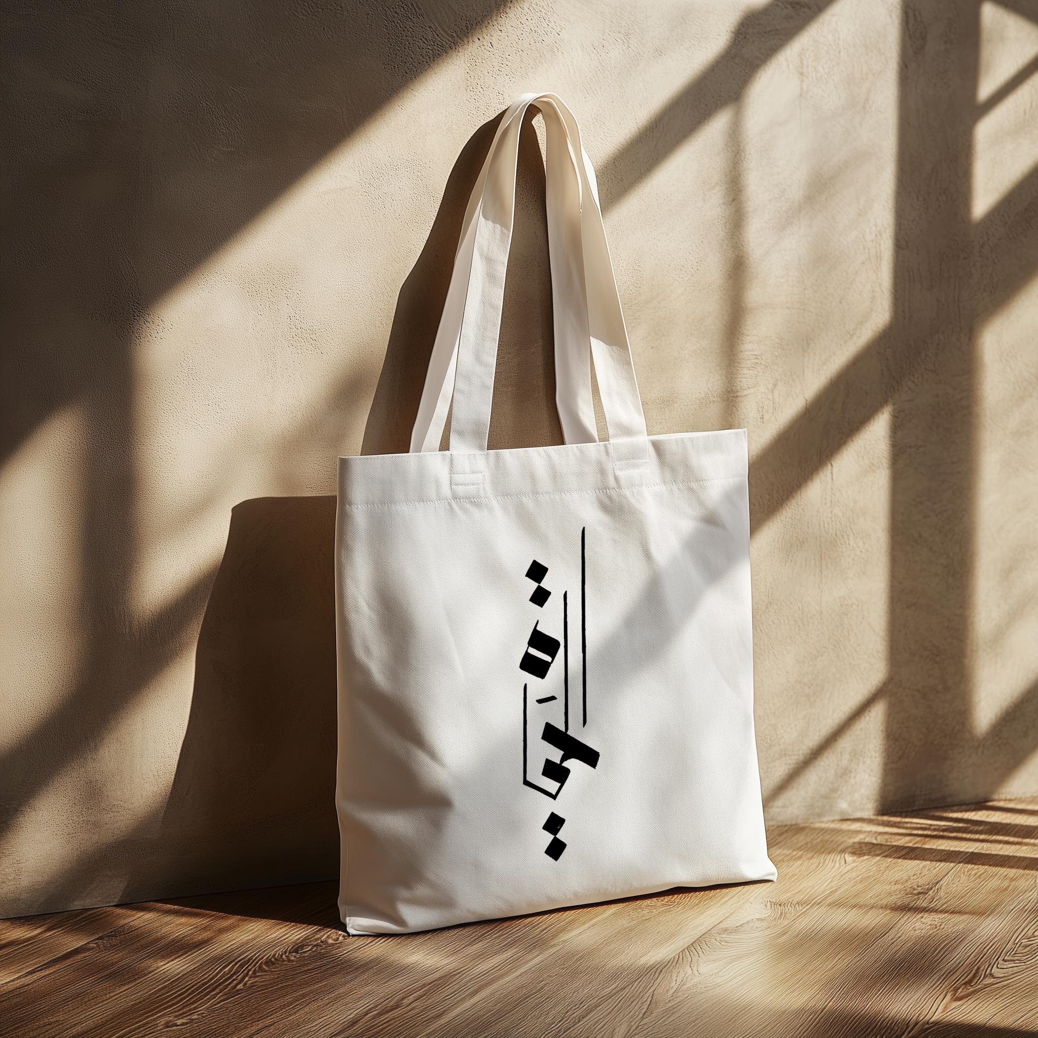 Premium Cotton Tote Bag | Minimalist Arabic CALLIGRAPHY| "life"in ...