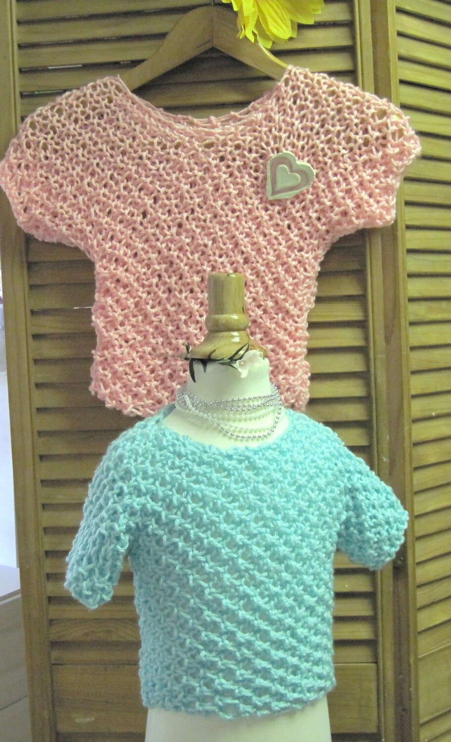 One Piece Slip-over Top Knitting Pattern From Toddler to Teen Sizes - Etsy