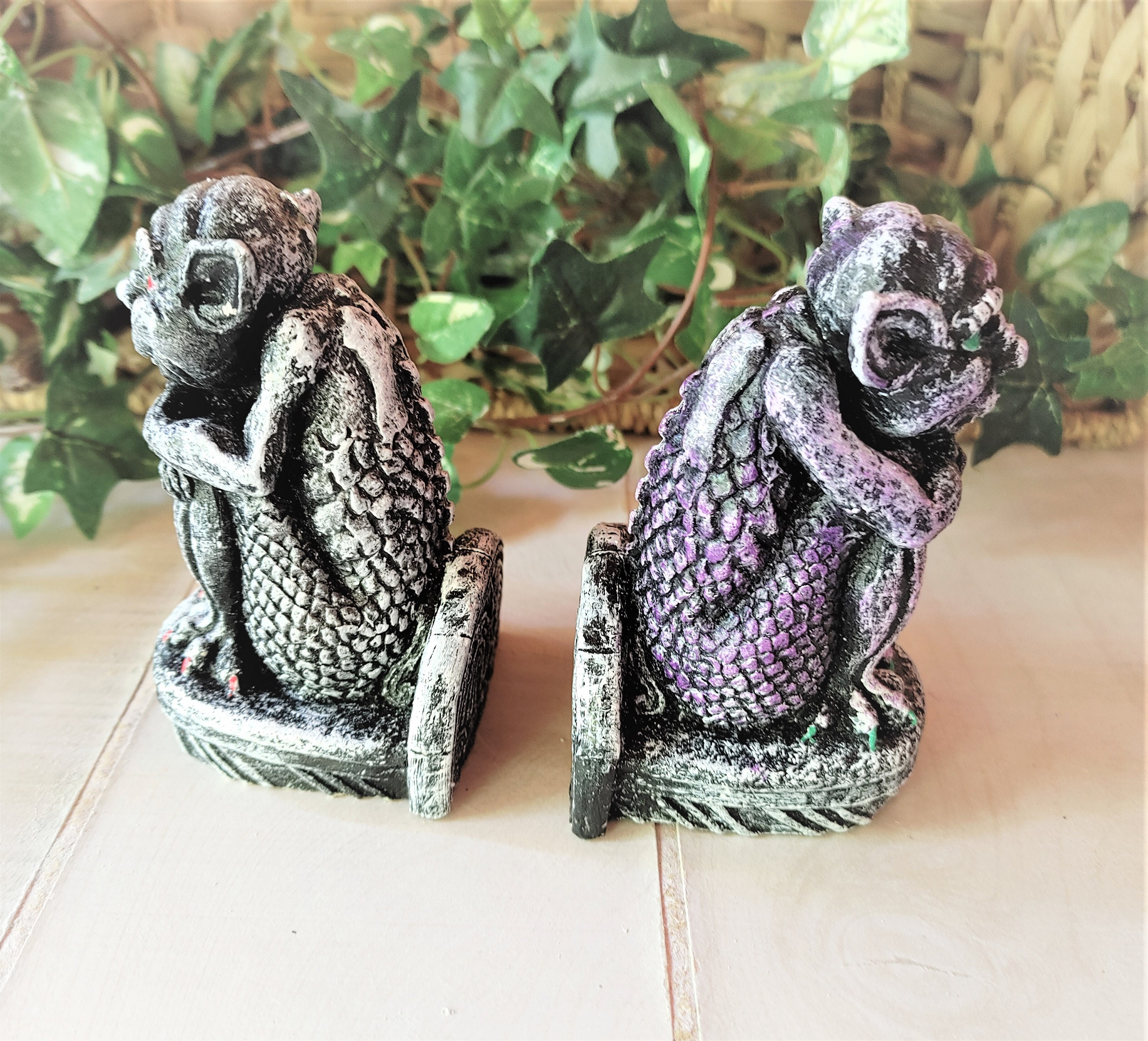 Concrete Small Gargoyle Gremlin Cement Gargoyle Stone - Etsy UK