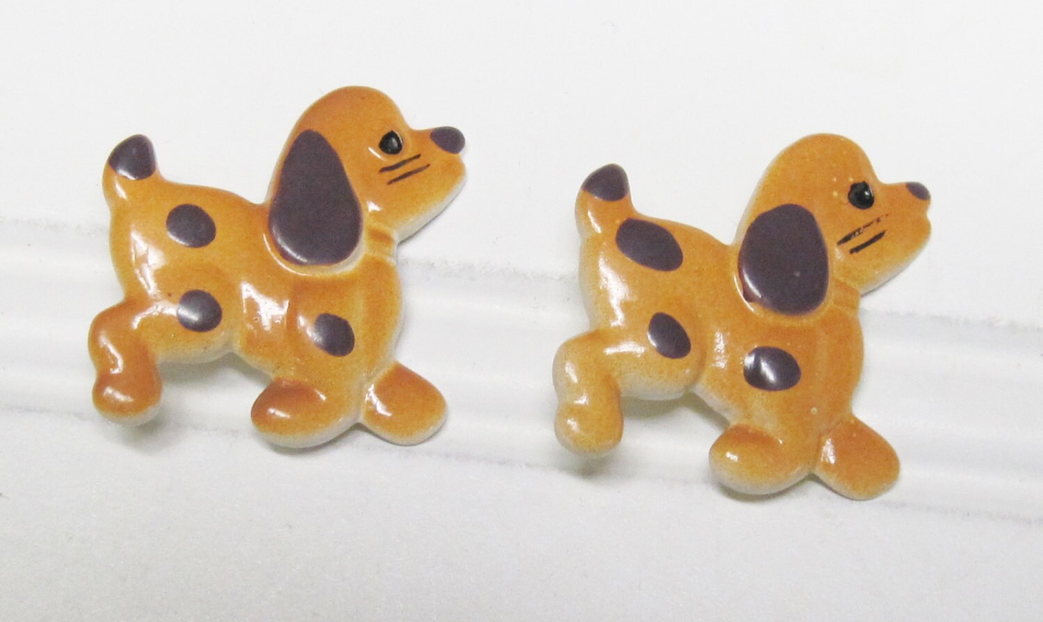Strutting Dog Puppy Woofie Buttons - Etsy