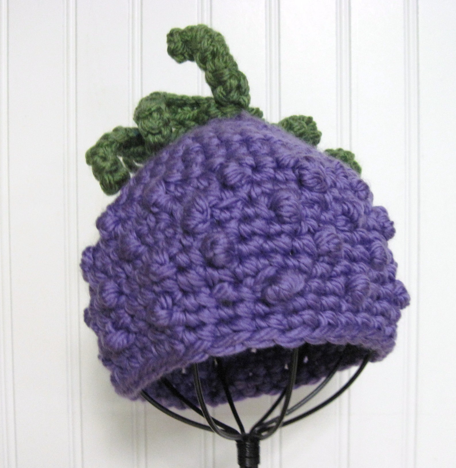Grapes Cluster Hat Crochet Pattern | Etsy