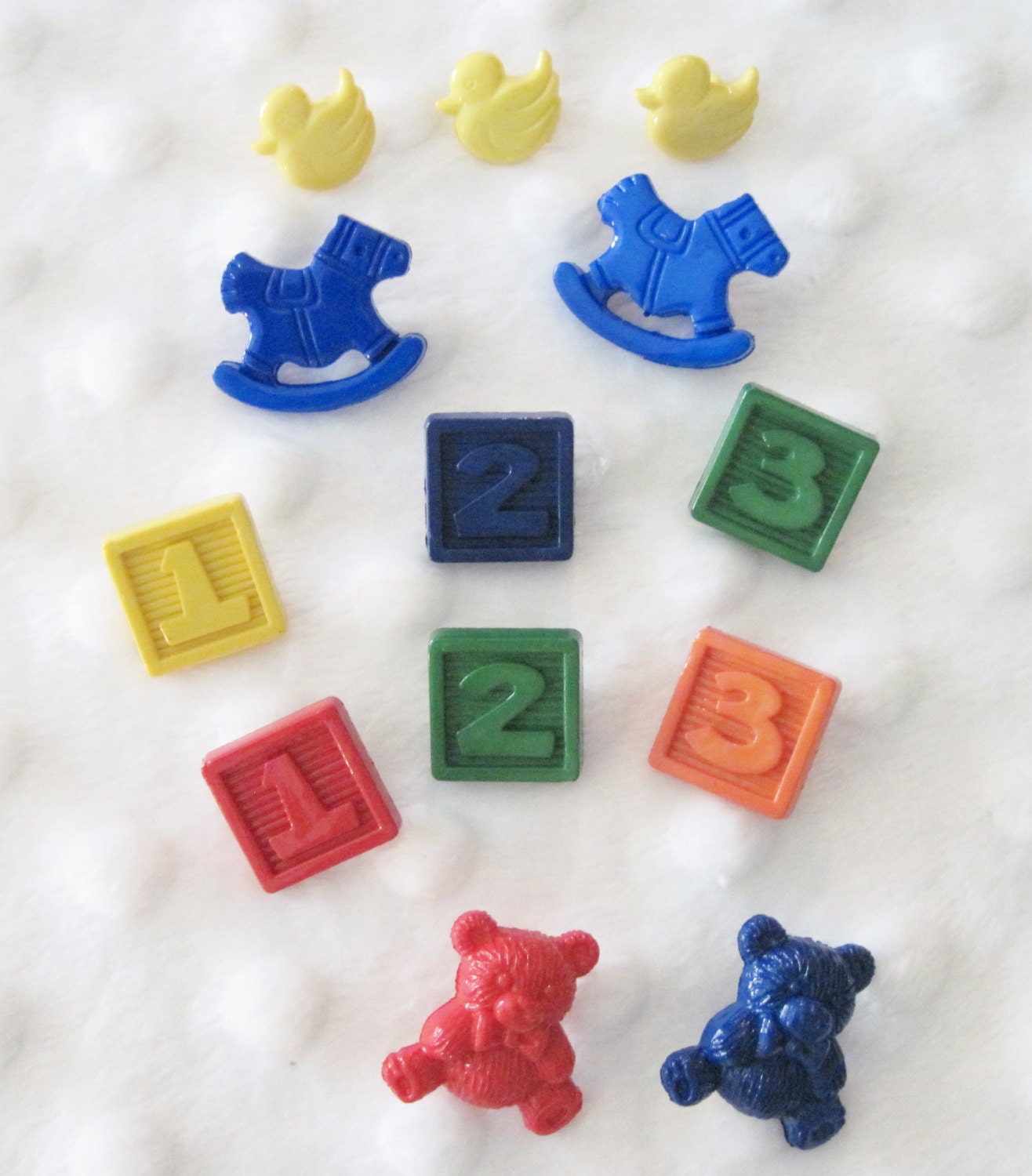 Baby Toys Buttons 12 to a Set | Etsy