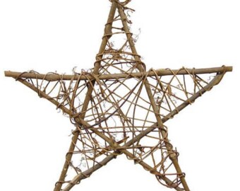 Grapevine Star - Etsy