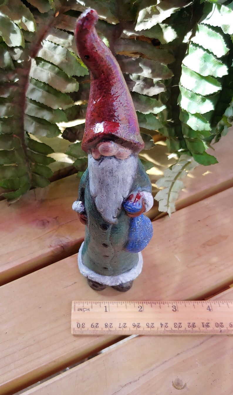 Concrete Gnome Nisse Tomte Cement Figurine Cement Nisse - Etsy