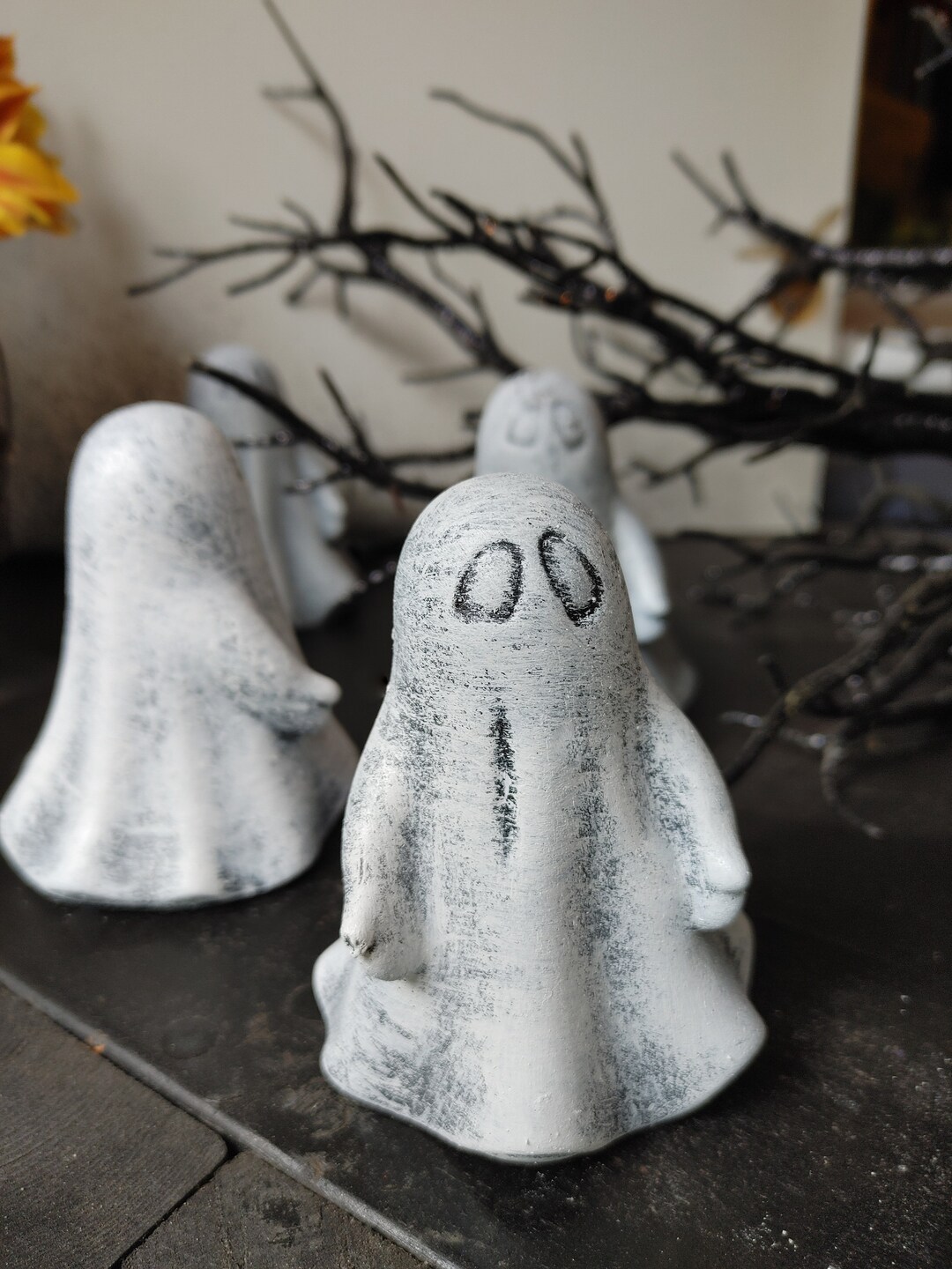 One Concrete Ghost Cement Figurine Cement Ghost Concrete Paperweight ...