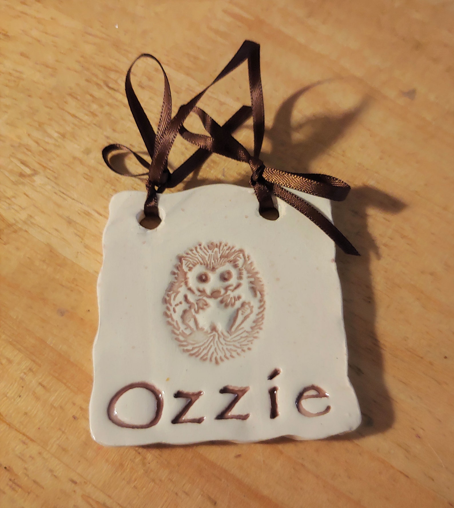 Personalized Hedgehog Cage Name Plate Tags or Ornaments - Etsy