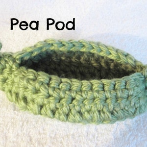 Pea Pod and Baby Pattern Knit and Crochet - Etsy