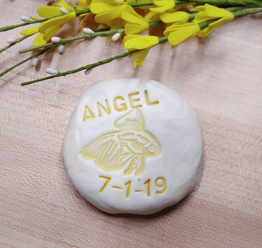 BETTA Memorial Stone Personalized 2.5 to 3.5" - Etsy