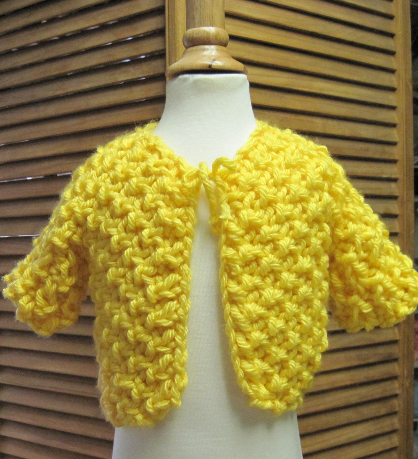One Piece Bolero Knitting Pattern From Toddler to Teen Sizes - Etsy
