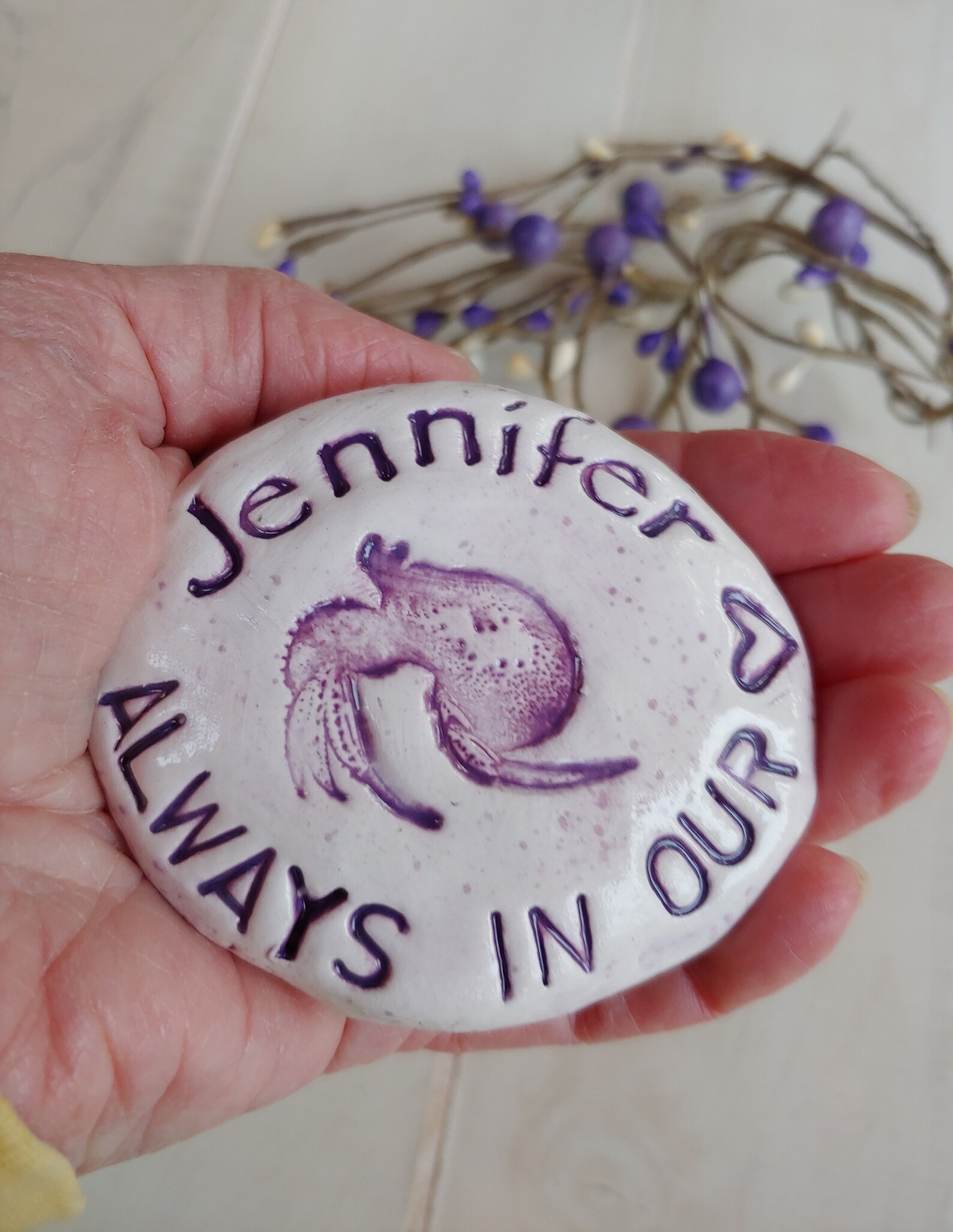 Hermit Crab Memorial Stone Personalized 2.5 to 3.5" - Etsy