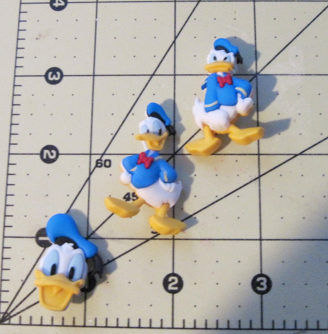 Donald Duck Disney Buttons Set of 3 - Etsy