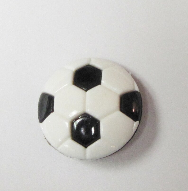 Soccer Ball Buttons | Etsy