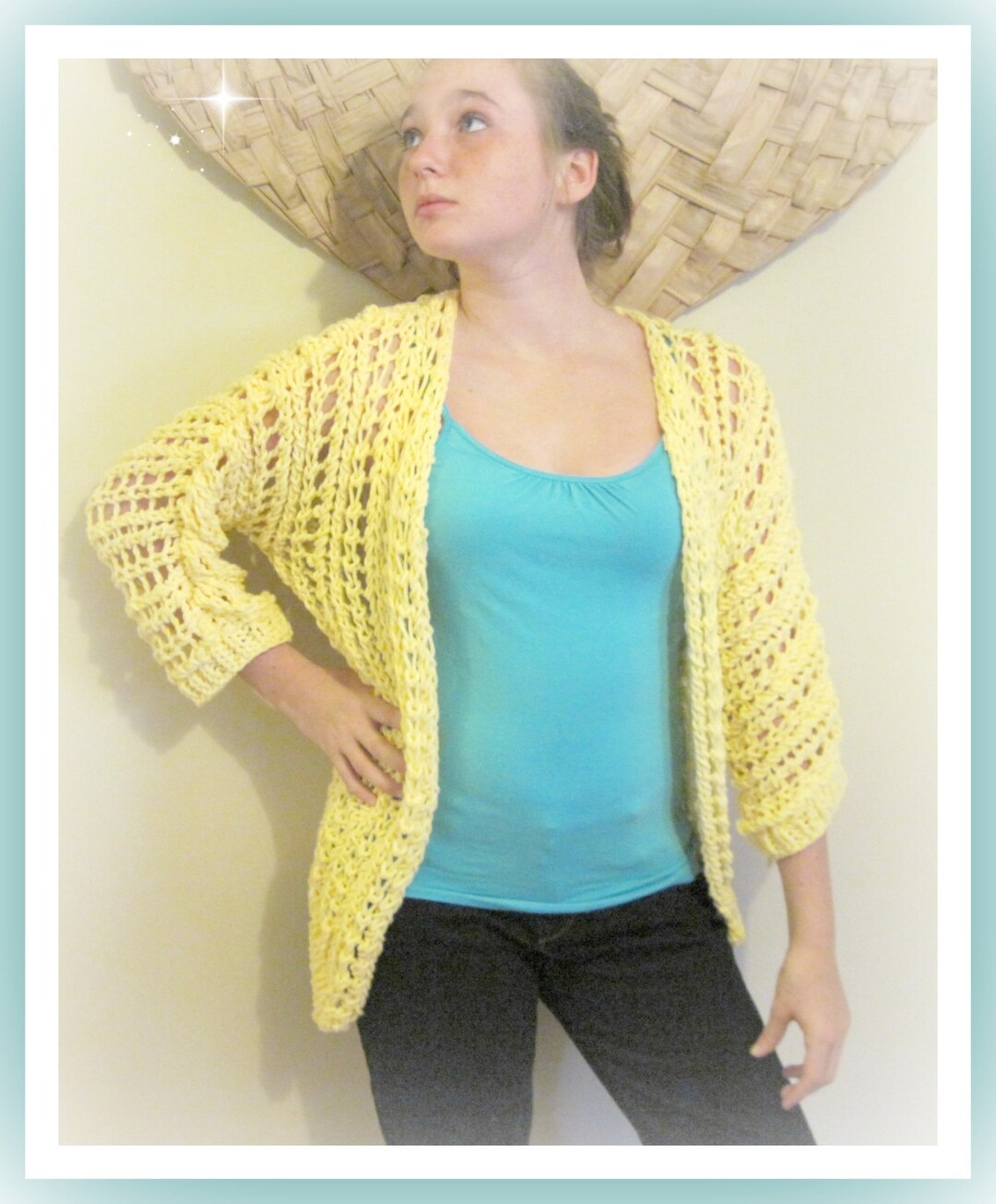 Adult Spring Cardigan Knitting Pattern for Adults XS S M L - Etsy
