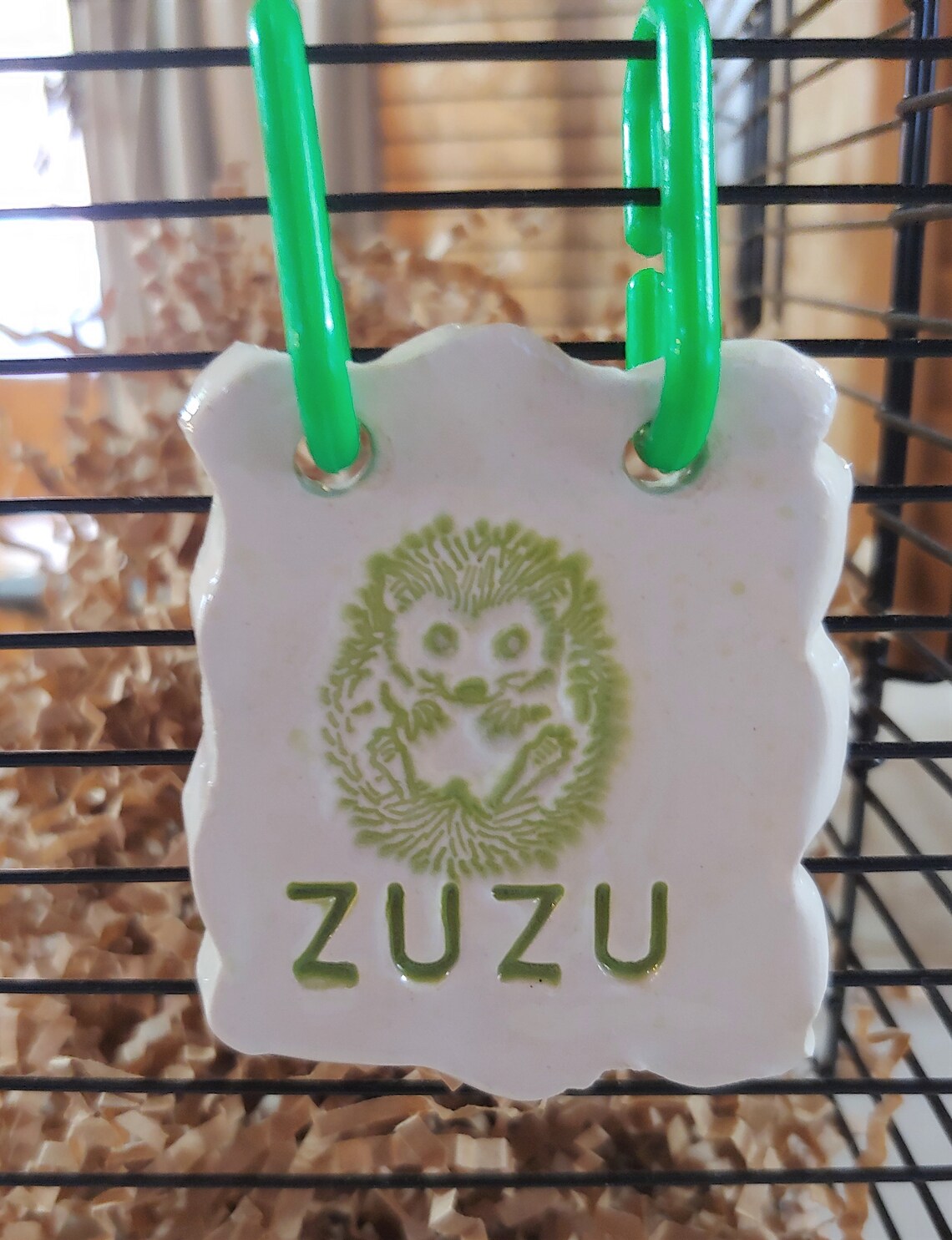 Personalized Hedgehog Cage Name Plate Tags or Ornaments - Etsy