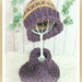 School or Team Colors Hat and Mobius for Child and Adult Knitting ...
