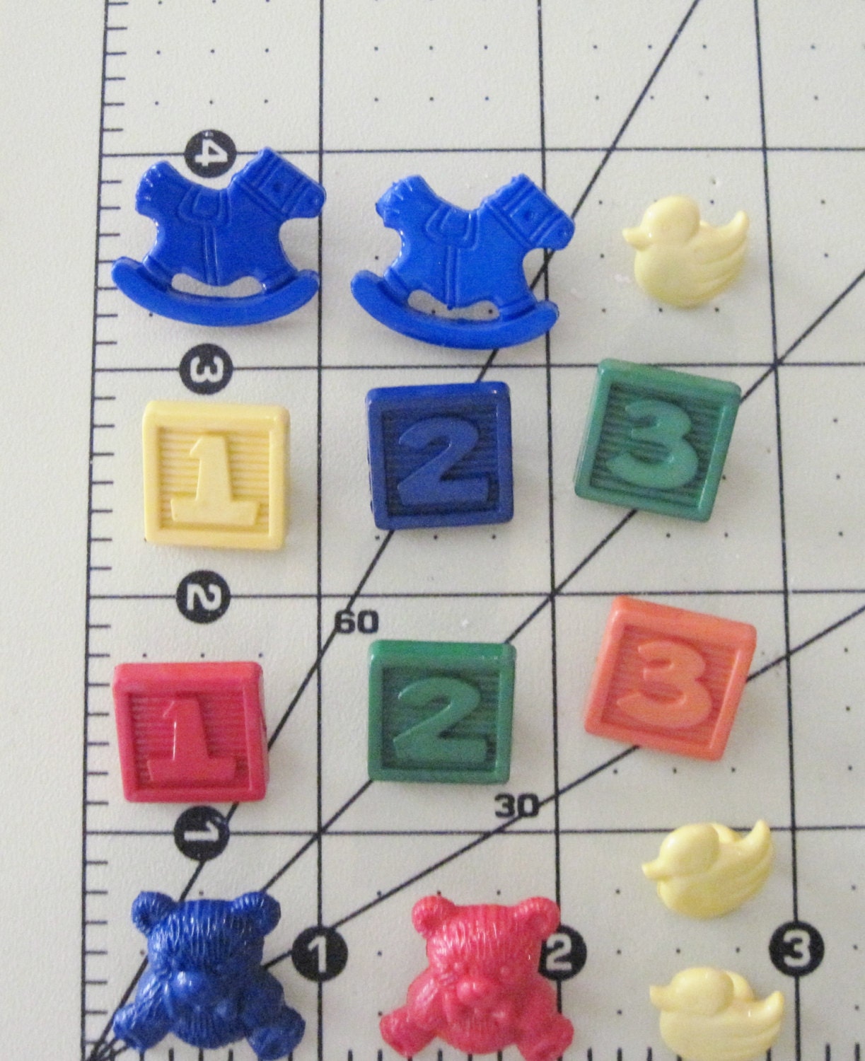 Baby Toys Buttons 12 to a Set | Etsy