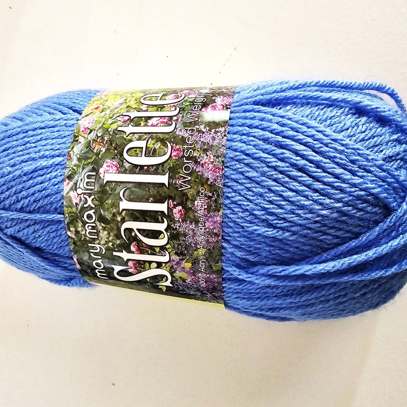 Royal Blue Acrylic Yarn - Etsy