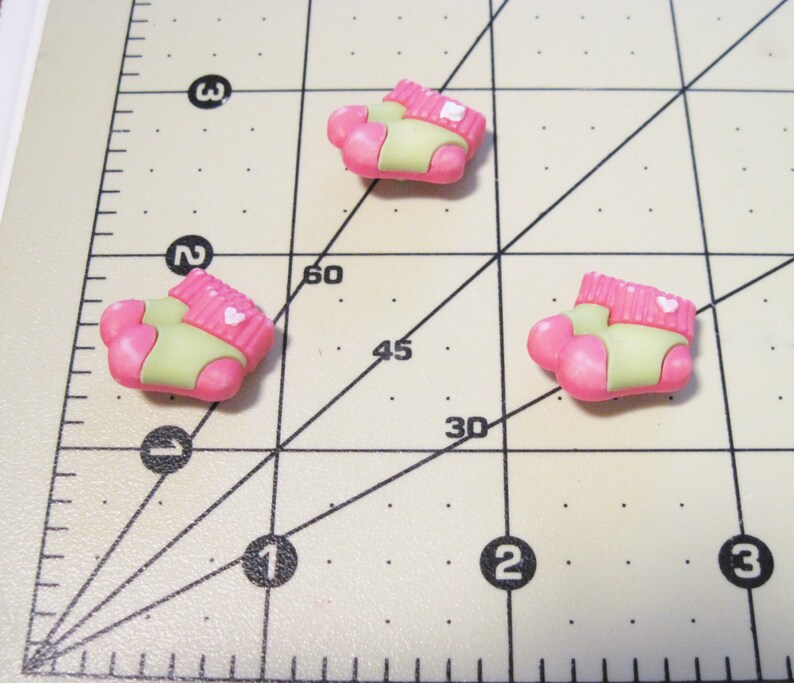 Booties Buttons Galore Novelty Buttons 3 Items - Etsy
