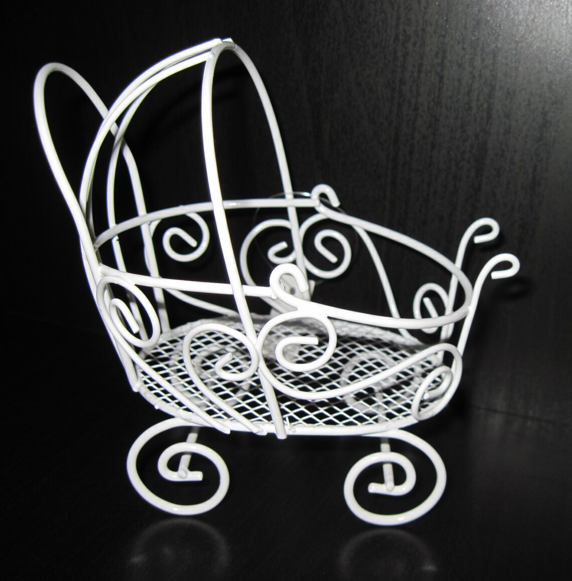 Un-decorated White Wire Mini Carriage Stroller for Baby - Etsy
