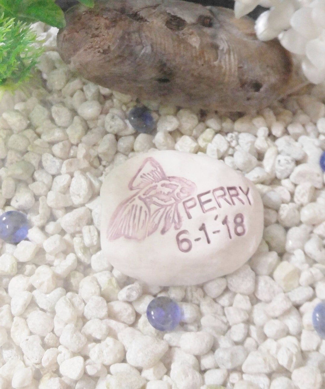 BETTA Memorial Stone Personalized 2.5 to 3.5" - Etsy